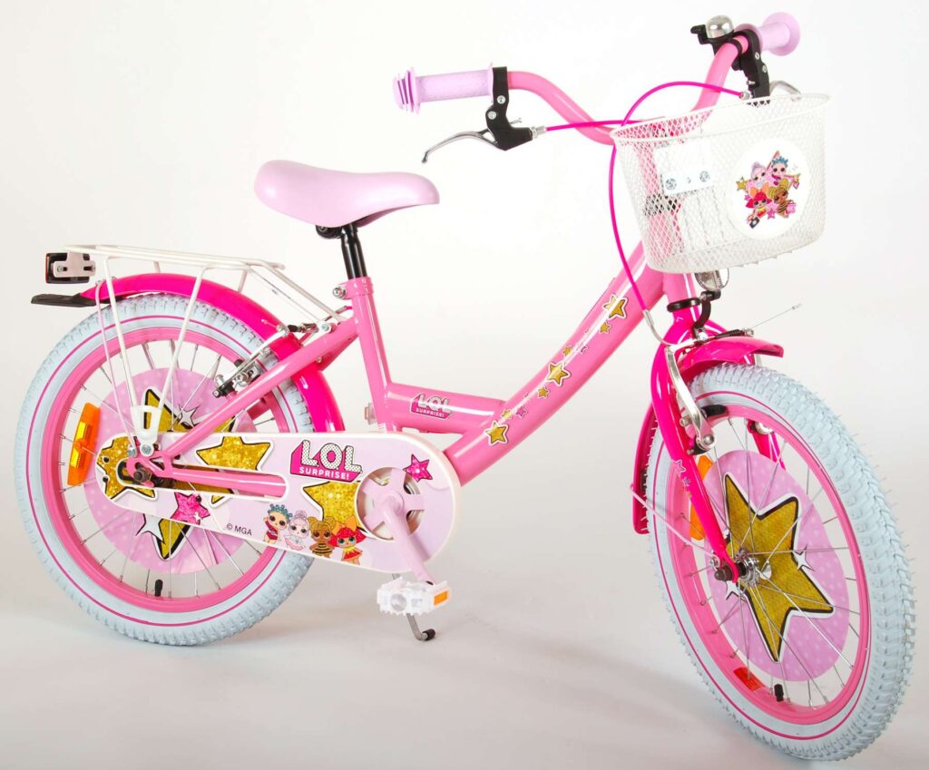 LOL Surprise Kinderfiets - Meisjes - 18 inch - Roze - twee handremmen ...
