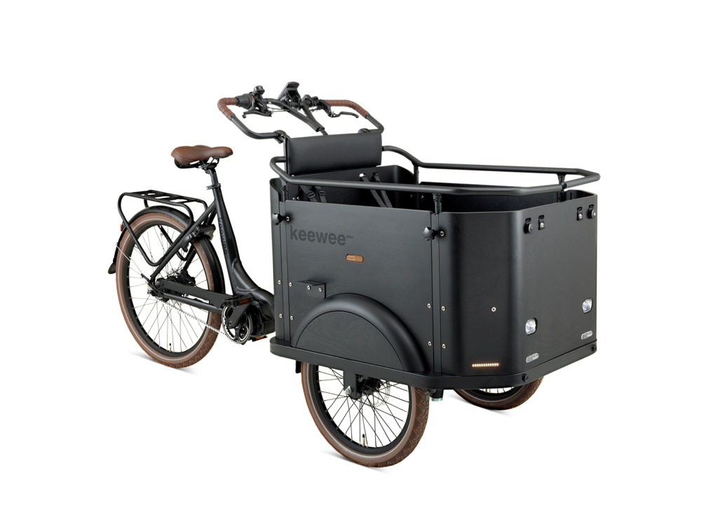 Keewee Bike Matt Black E BIKE BAKFIETS - Fietsmaster